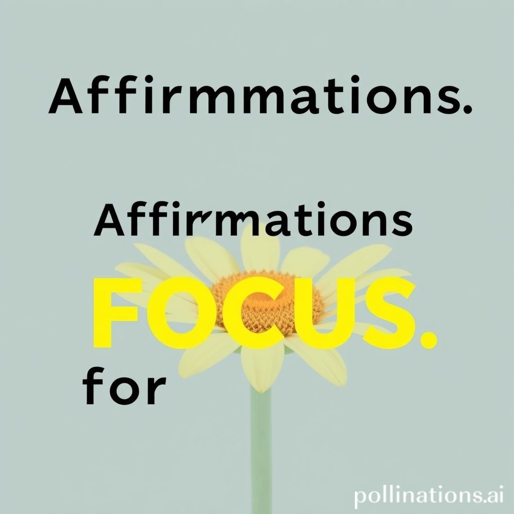 Focus Mastery: Boost Concentration with Affirmations - Chakra Serenity